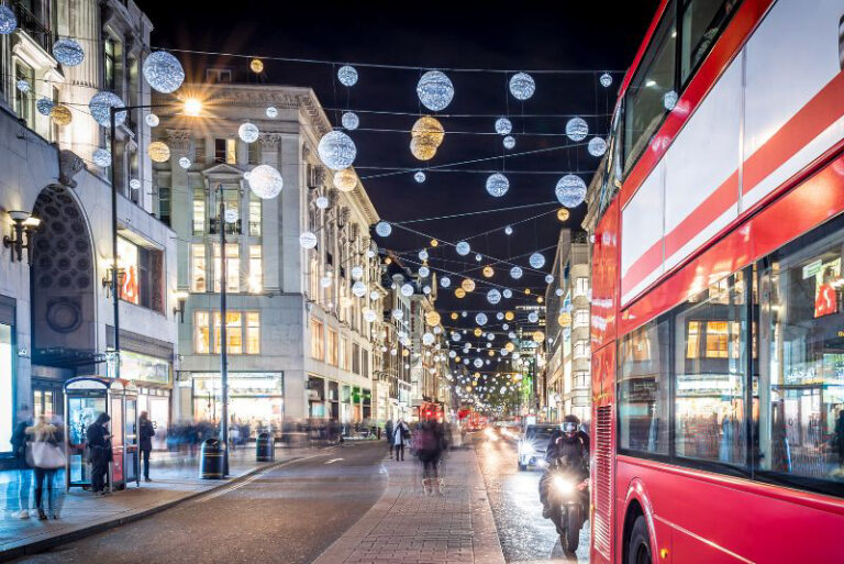 Best London Christmas Lights Walking Route 2024 -Must Sees!